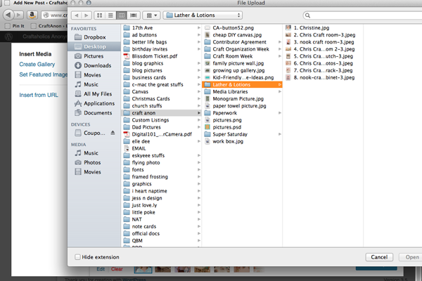 Craftaholics Anonymous® | Wordpress Tutorial {for Contributors}