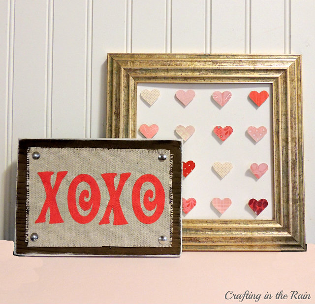 Craftaholics Anonymous® | Valentines Tutorial: Painted XOXO Block