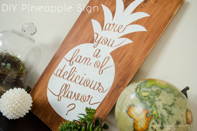 American Sign Language Pineapple