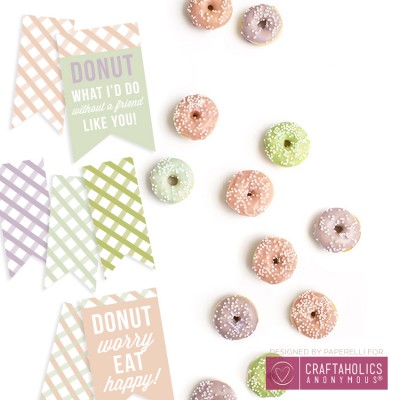 Craftaholics Anonymous® | Free Printable Donut Tags