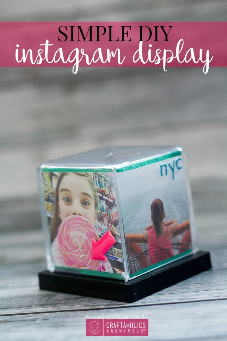 Simple DIY Instagram Display - Easy Idea for Displaying Instagram Photos