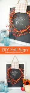 Craftaholics Anonymous® | Simple DIY Fall Sign